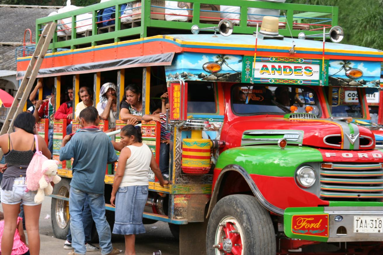 COLOMBIA'S COLORFUL BUSES